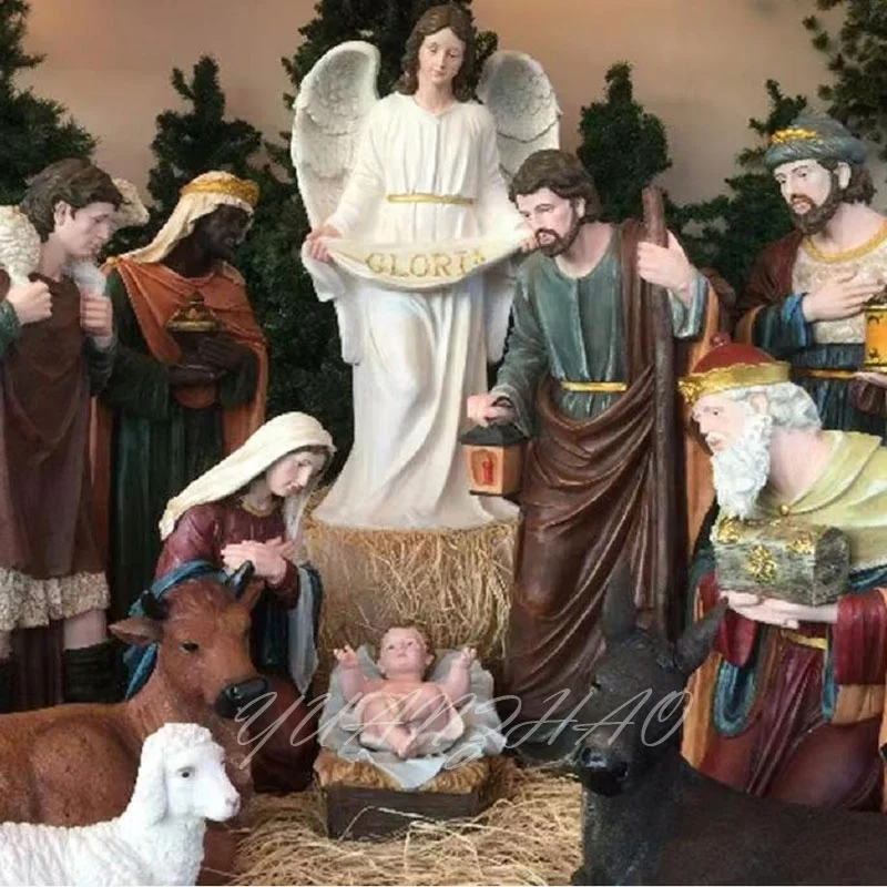 Life Size Custom Decor Christian Catholic Nativity Set