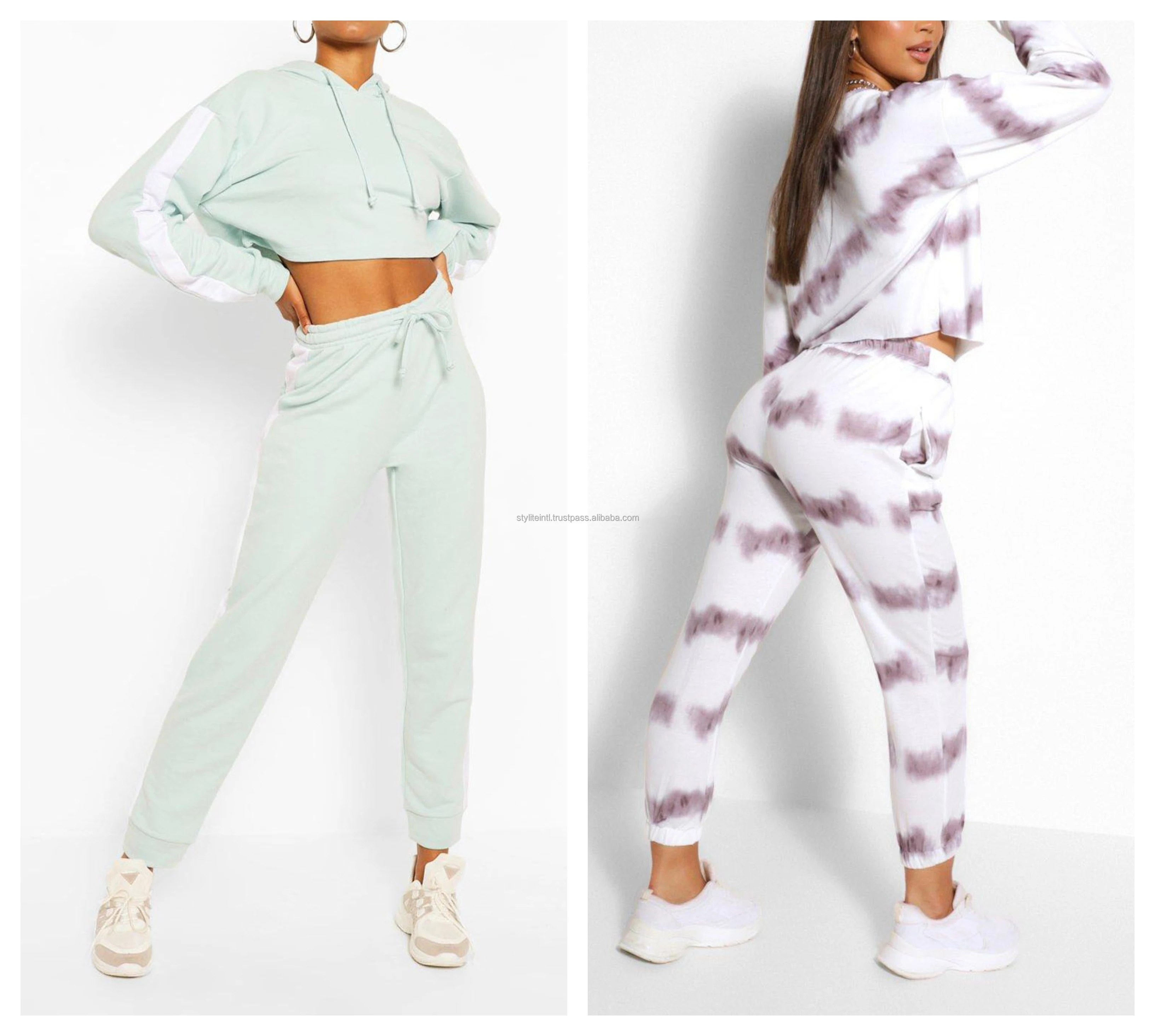 Shop Our Custom Diamond Rhinestone Logo Velvet Jogging Suits