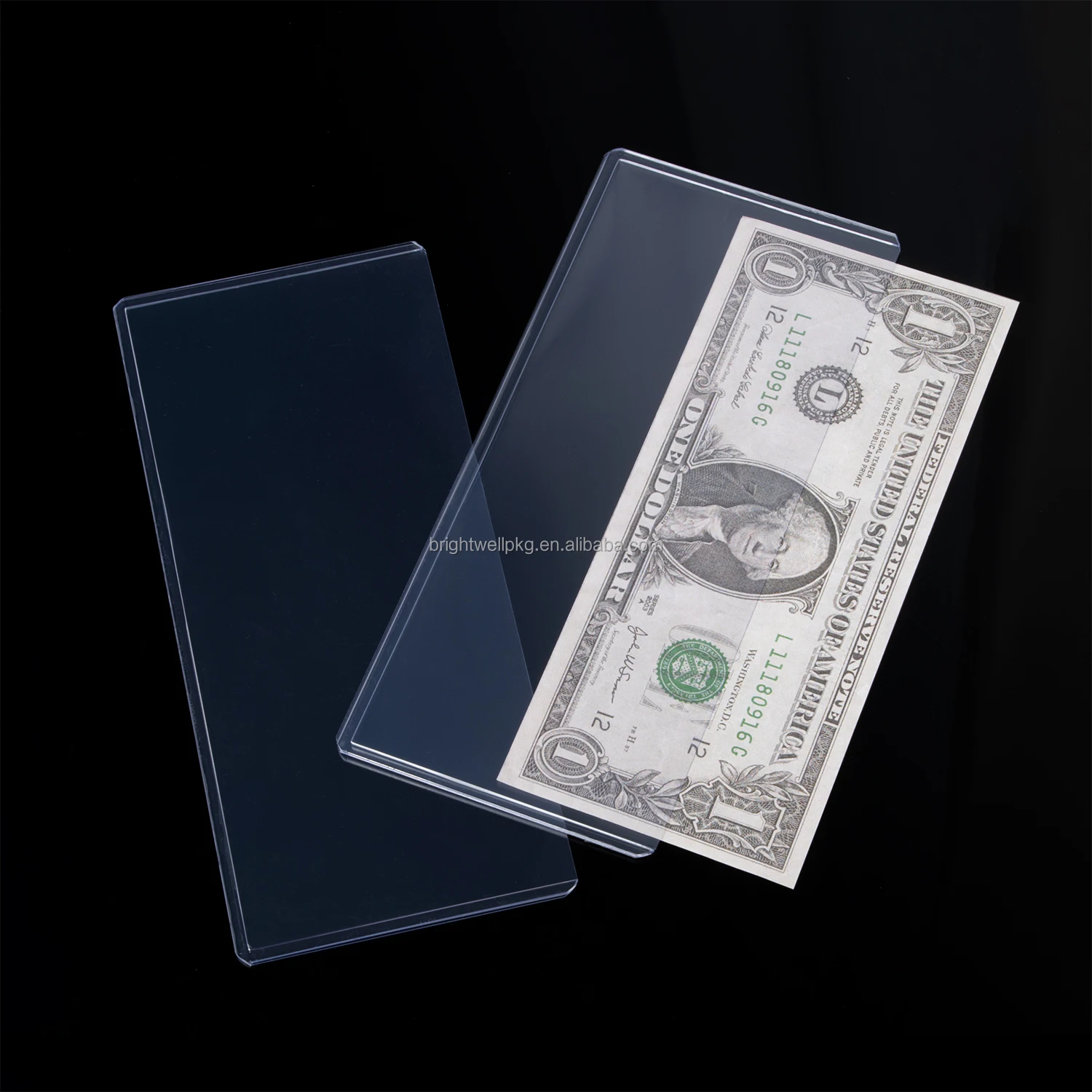Currency Dollar Bill Holders Plastic Currency Pvc Protectors For ...