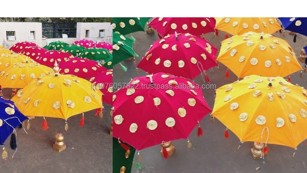 Assorted High Quality Home Decorative Mini Table Umbrella for Wedding ...