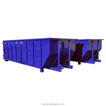 Custom Stackable Open Top Roll On Roll Off Container Truck Parts Scrap ...