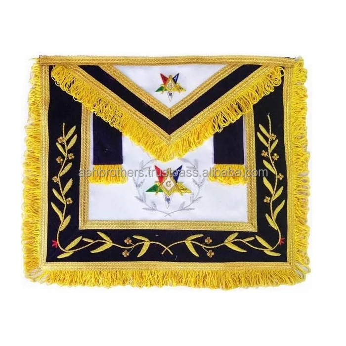 Wholesale Cotton Made Warden Masonic Apron Masonic Regalia High Quality ...