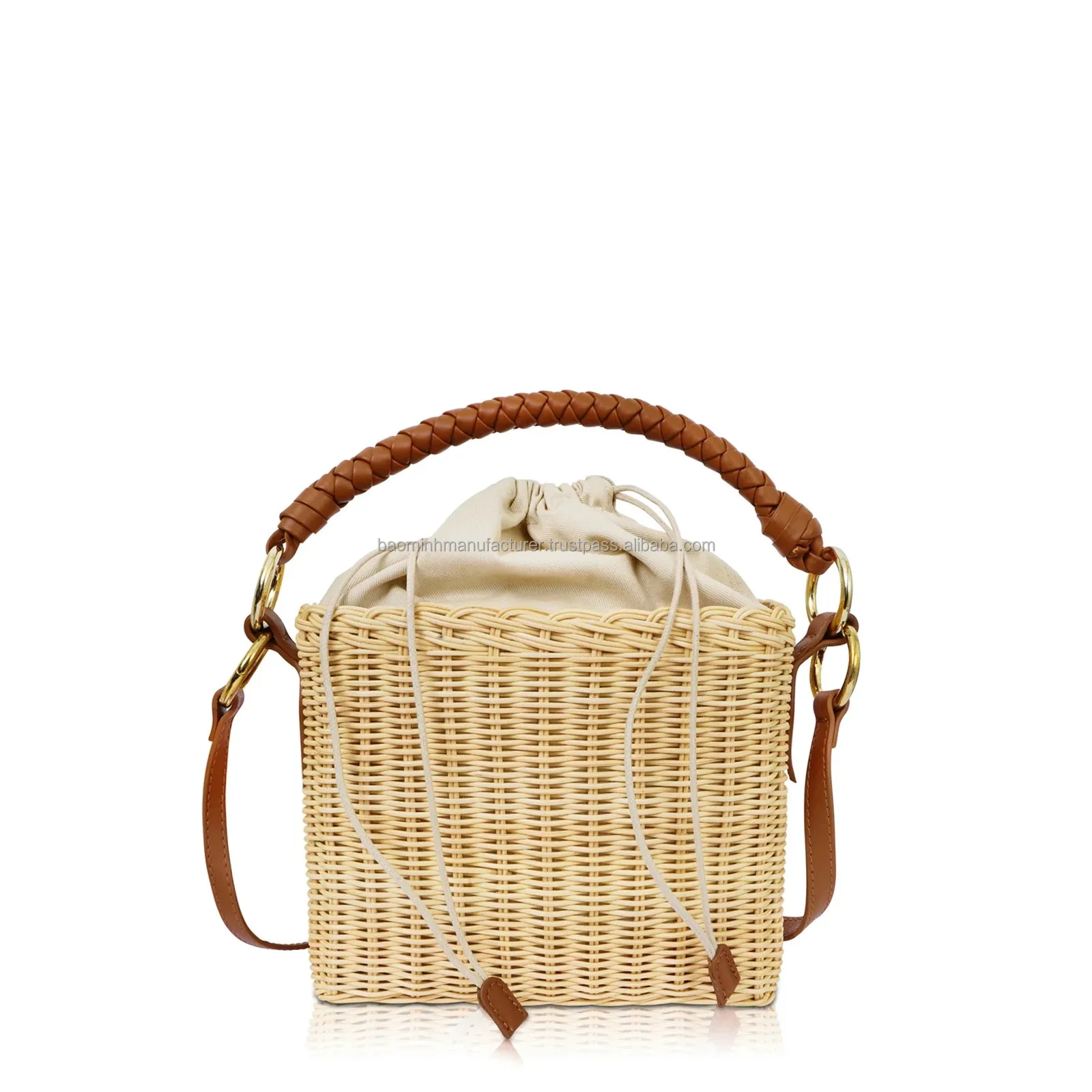 Hot Trend 2024 Natural Rattan Bag For Women Handmade From Vietnam - Buy ...