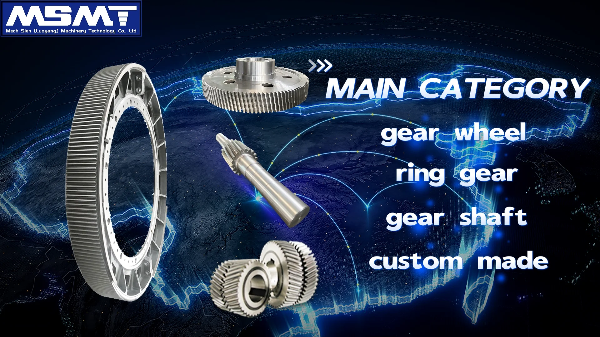 17crnimo6 Forging Helical Gear Node Inclined Oblique Helical Skew ...