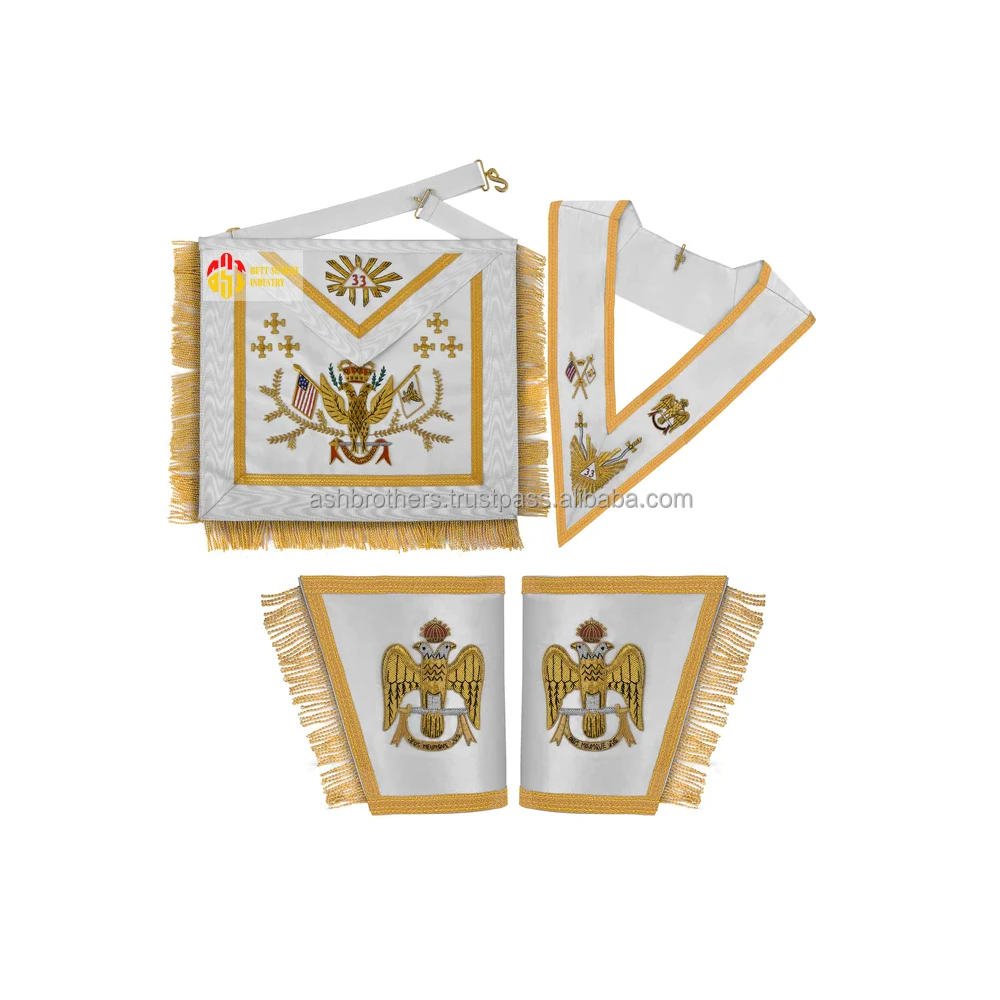 Masonic Apron Masonic Regalia Grand Maser Apron Masonic Regalia ...
