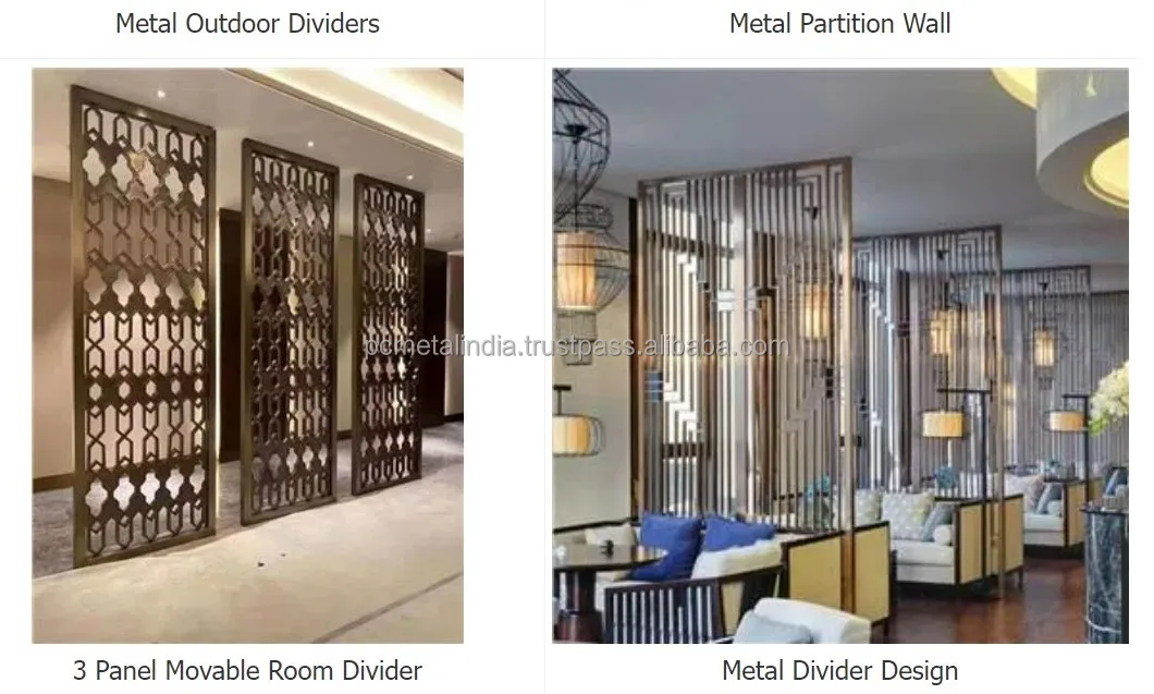 Metal Partition Wall/laser Cut Metal Wall Partition/metal Wall ...