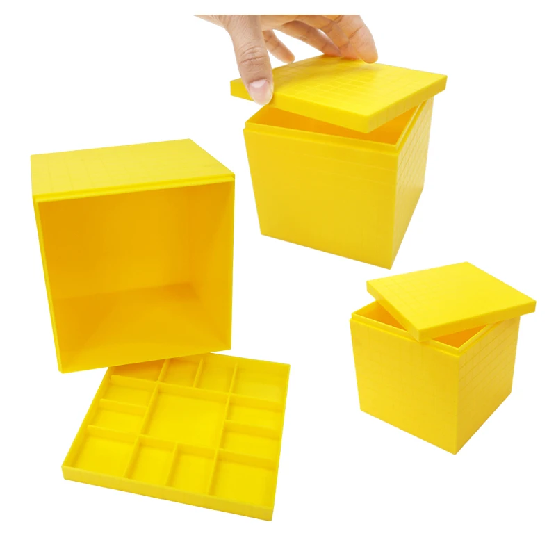 GD- Opener Cubes Box 10x10x10cm; cube box for math manipulatives ...