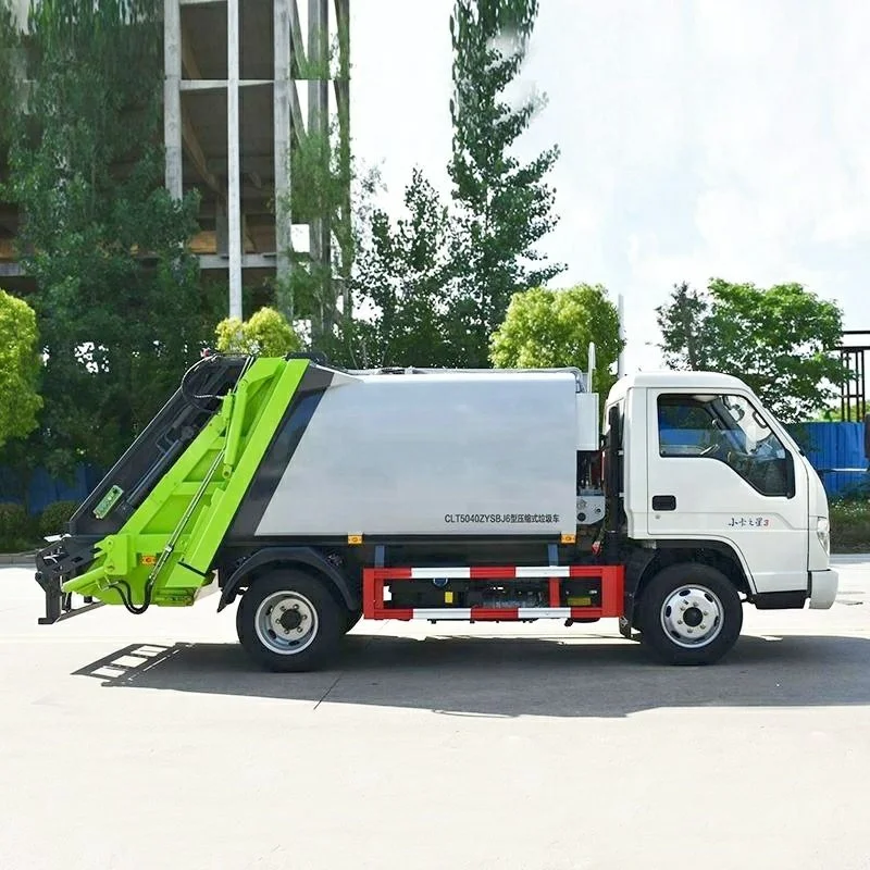 Foton mini 4m3 5m3 refuse collection truck top sale waste garbage ...