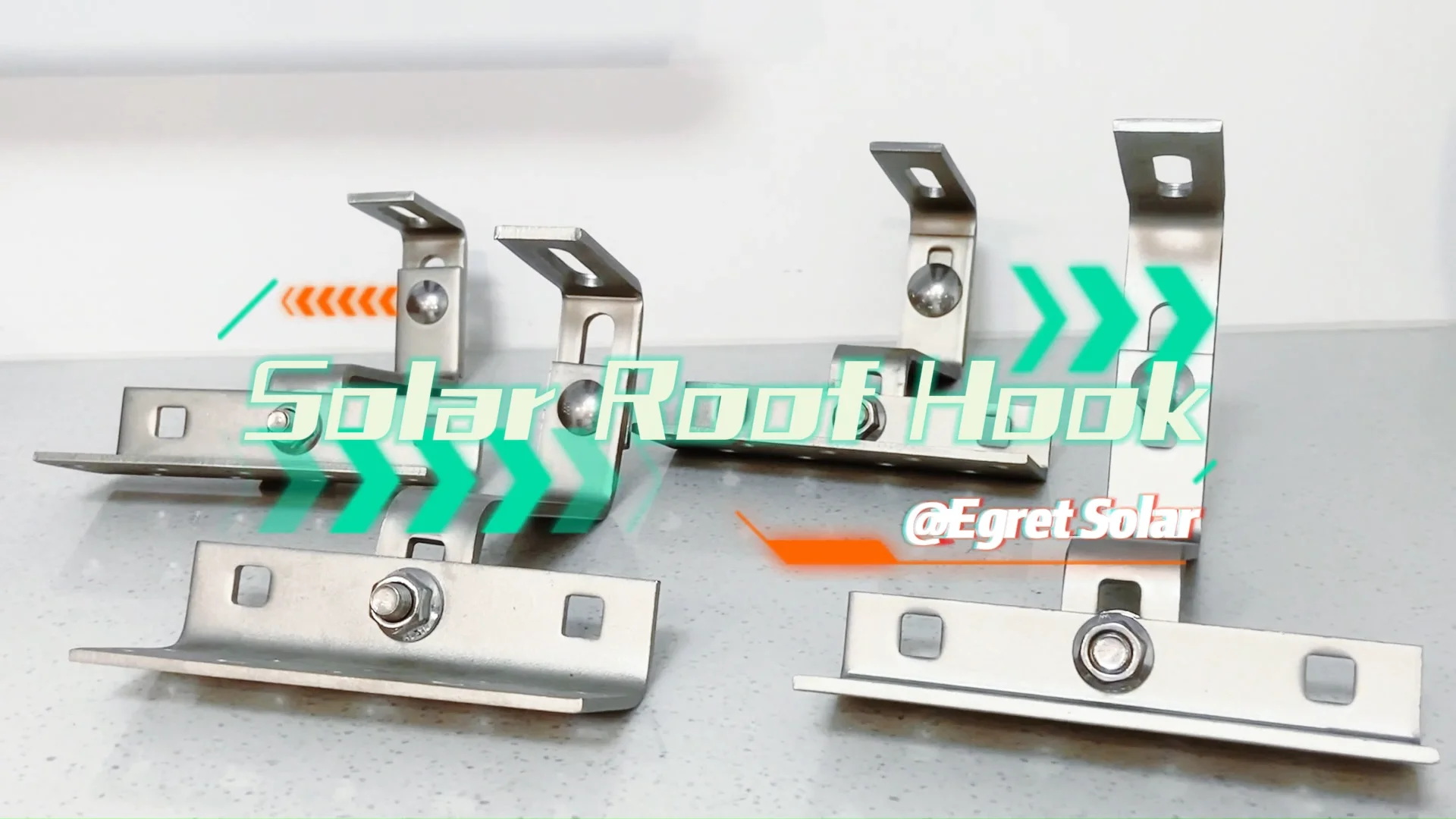 Solar Mounting Adjustable Stainless Steel Solar Tile Hook Solar Roof ...