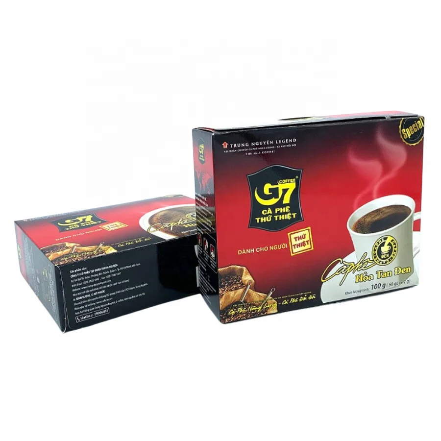 Bulk Instant Coffee G7 Pure Black Instant Coffee 50 Sachets From Coffee ...