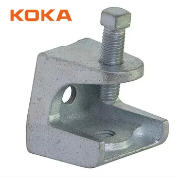 Construction M8 Threaded Beam Clamps 3/8 Malleable Iron Custom Channel ...
