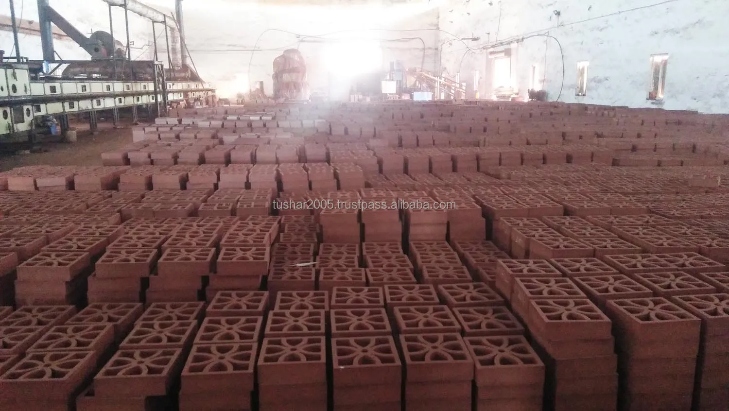 Natural Red Clay Terracotta Hollow Blocks for Wall Cladding