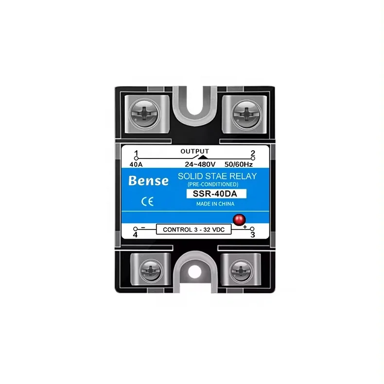 Ssr-40da Single Phase Dc To Ac 10a 480v Solid State Relay 10da Ssr ...