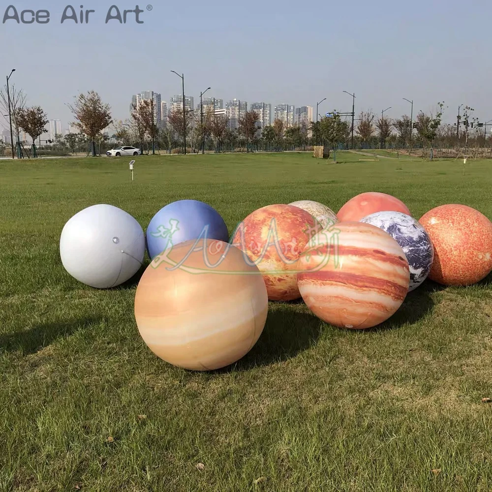 Outdoor Decorative Inflatable Mars/uranus/mercury/jupiter Planets With ...