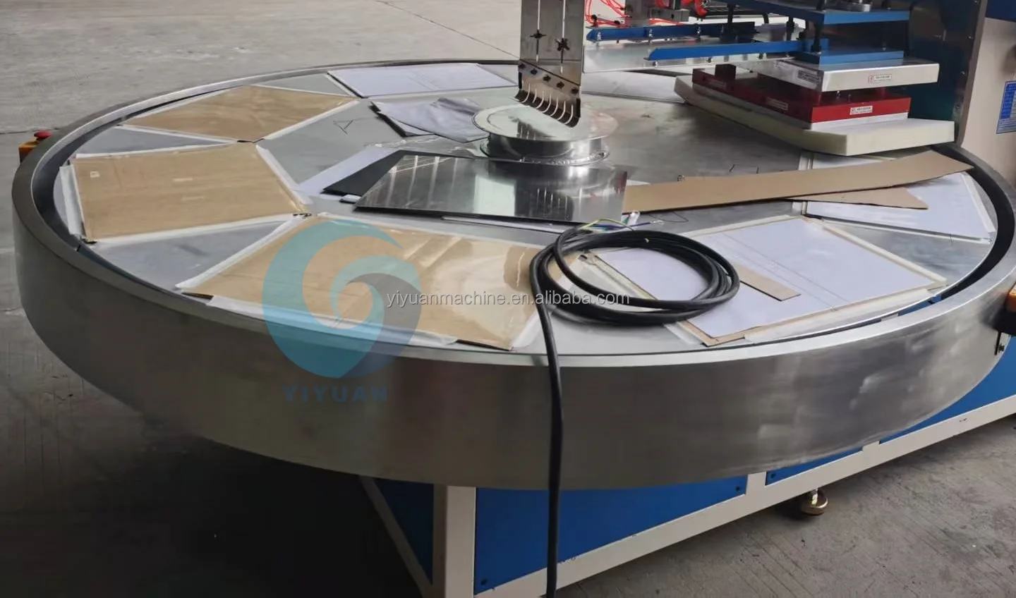 8kw Customized 2m Rotary Table Pvc File Binder Folder High Frequency ...