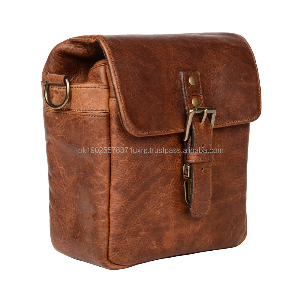 Logo Custom Leather Camera Bag Vintage Dslr Hidden Camera Backpack With ...