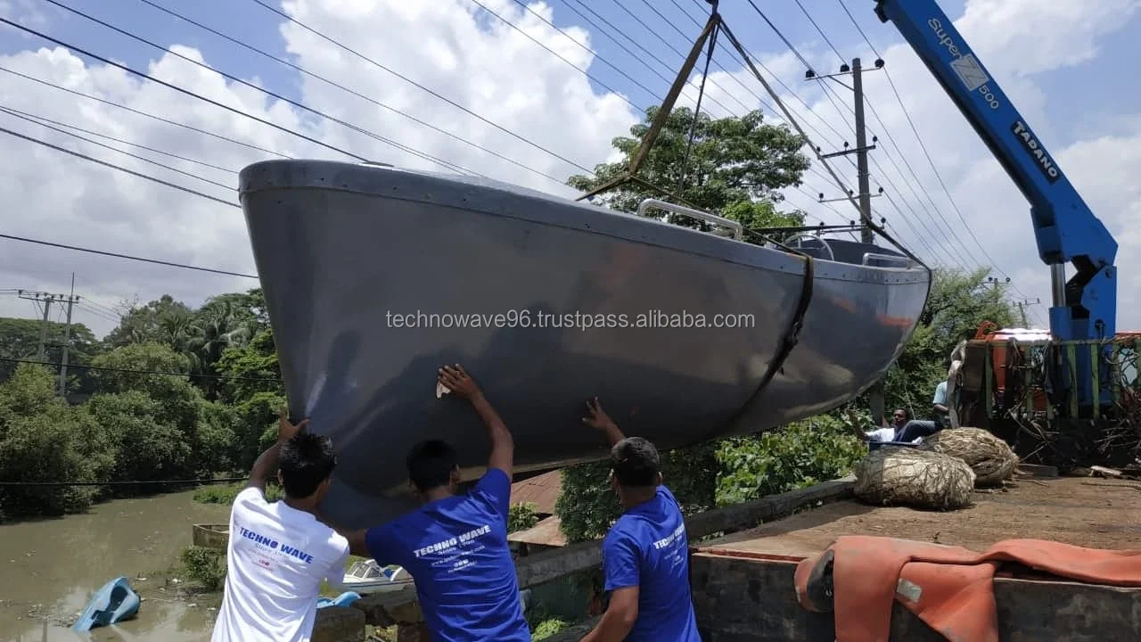 Fassmer Lifeboat Hull Renovated to Dutch Sloep Pleasure Boat