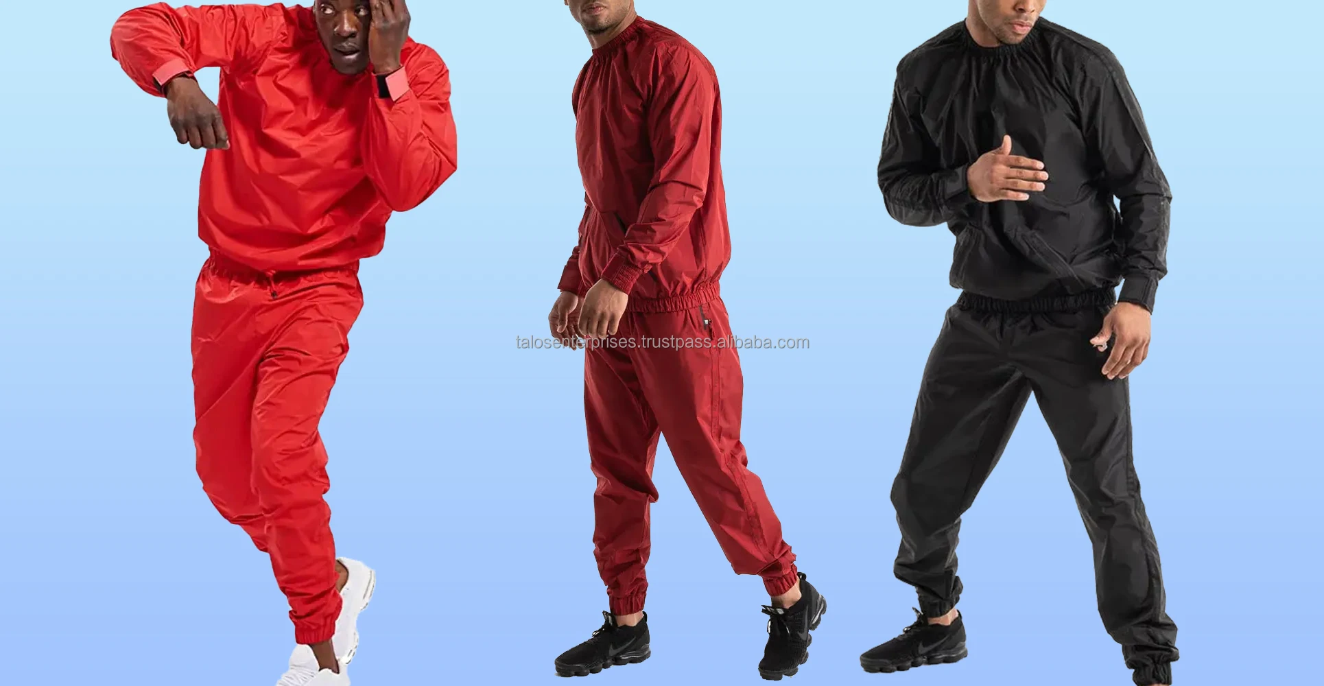 Customized Men Body Oversized Sauna Suit Men's Gym Wear Exercise Suit ...