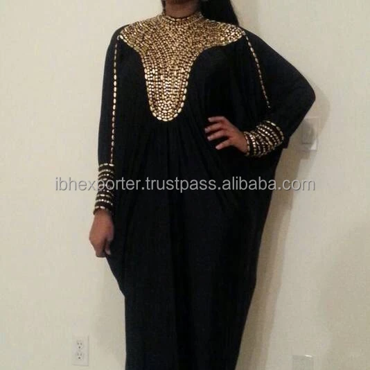 Pakistani Style Burqa Kaftan With Stone Work on Front and Sleeves ...
