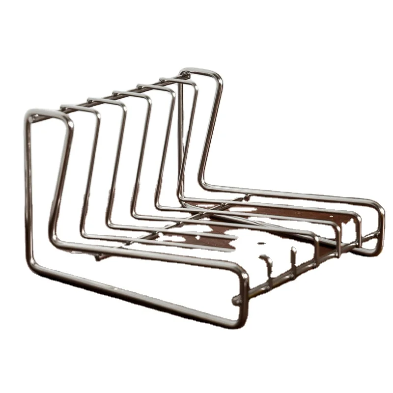 L-shaped dish rack 304 stainless steel kitchen tableware rack Storage ...
