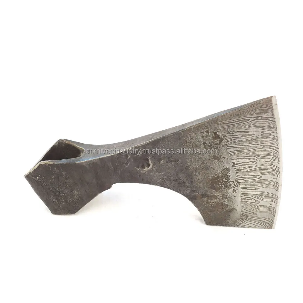 Premium Damascus Steel Tomahawk Head 200 Layer Hunting & Survival Axe ...