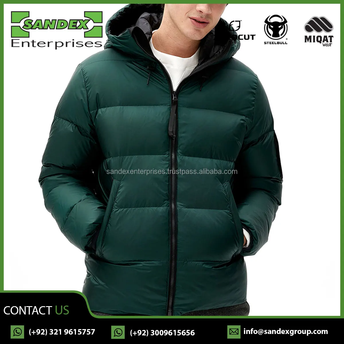 Custom Design Thick Warm Bubble Puffer Jacket Streetwear Windbreaker ...