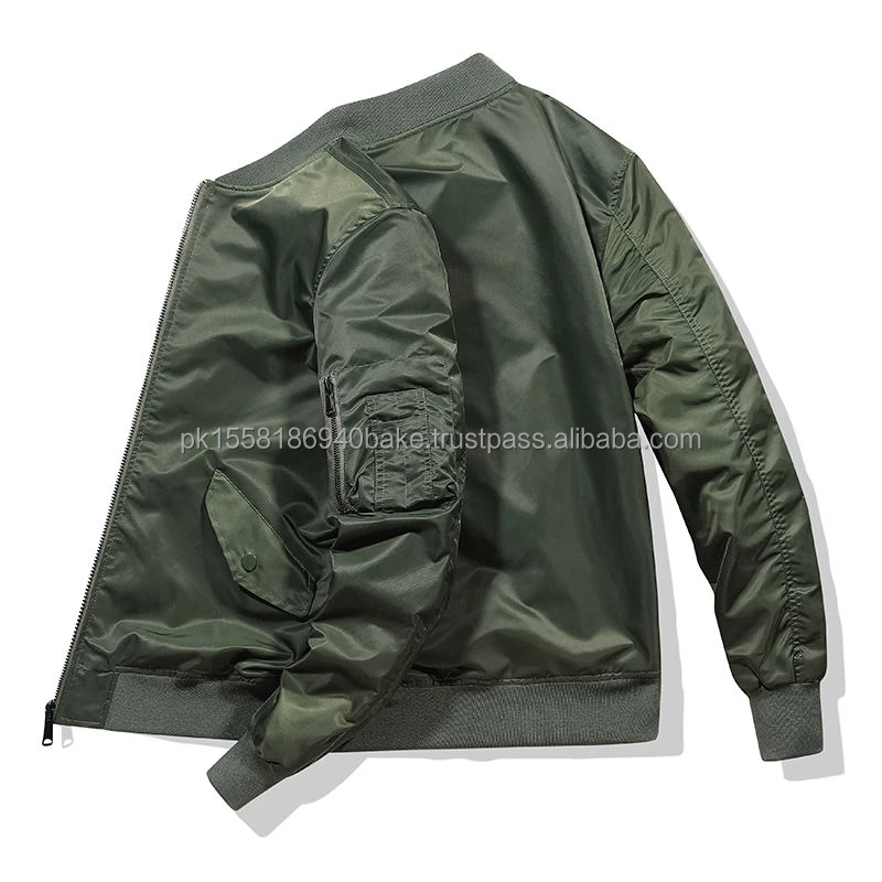 Custom Hight Quality Bomber Jacket Flight Thicken Coat Wholesale Plus ...