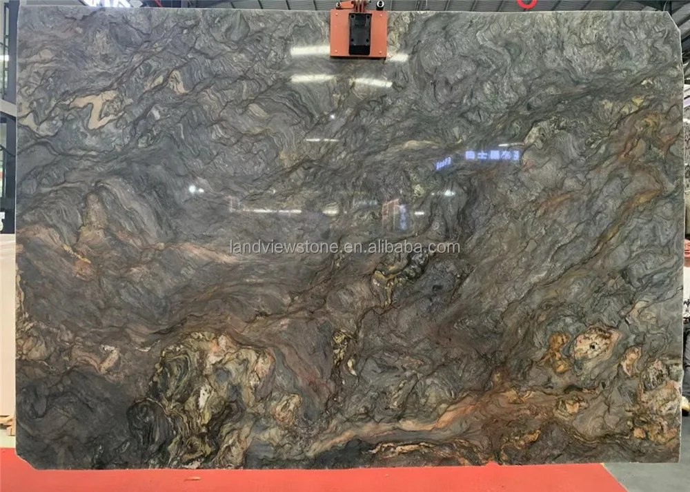 Natural Stone Blue Quartzite Slabs for Modern Wall Design