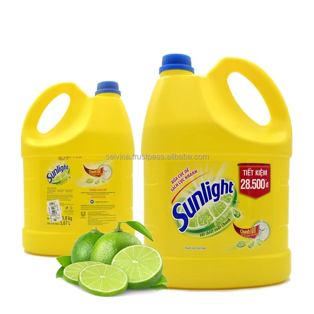 Sunlight Extra Green Tea Dishwashing Liquid - 3.48L