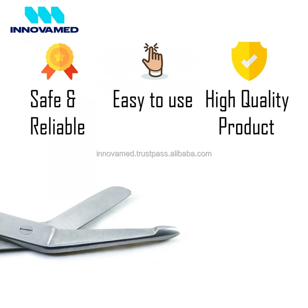 Surgical Bandage Scissors Surgical Instruments Sharp Blade Customized ...