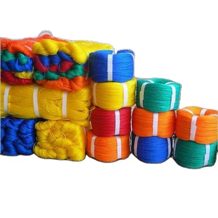 High Quality 3 Strand Blue/yellow/red/green/orange/white Pe/pp Rope ...