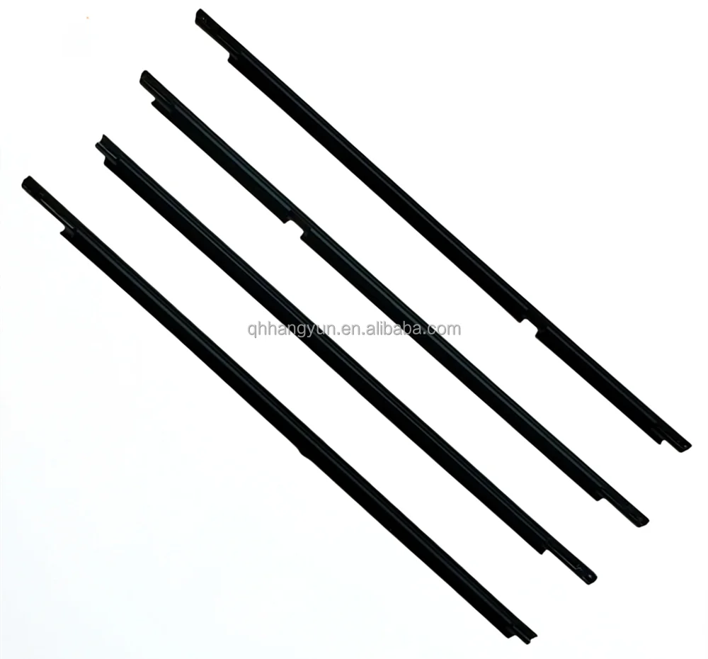 Black Chrome Weatherstrip for Toyota Land Cruiser LC100