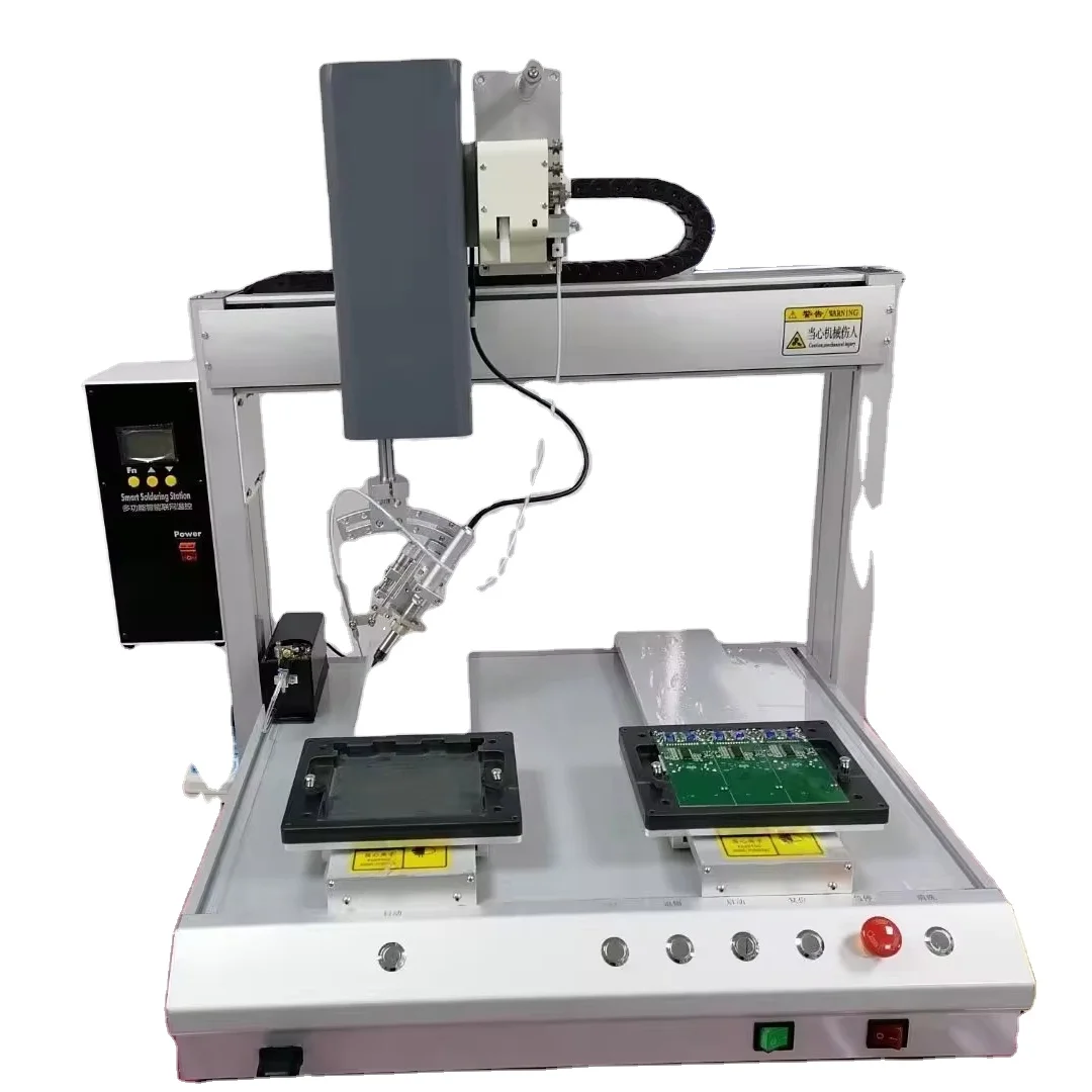 Dual working platform welding equipment automatic soldering machine ...