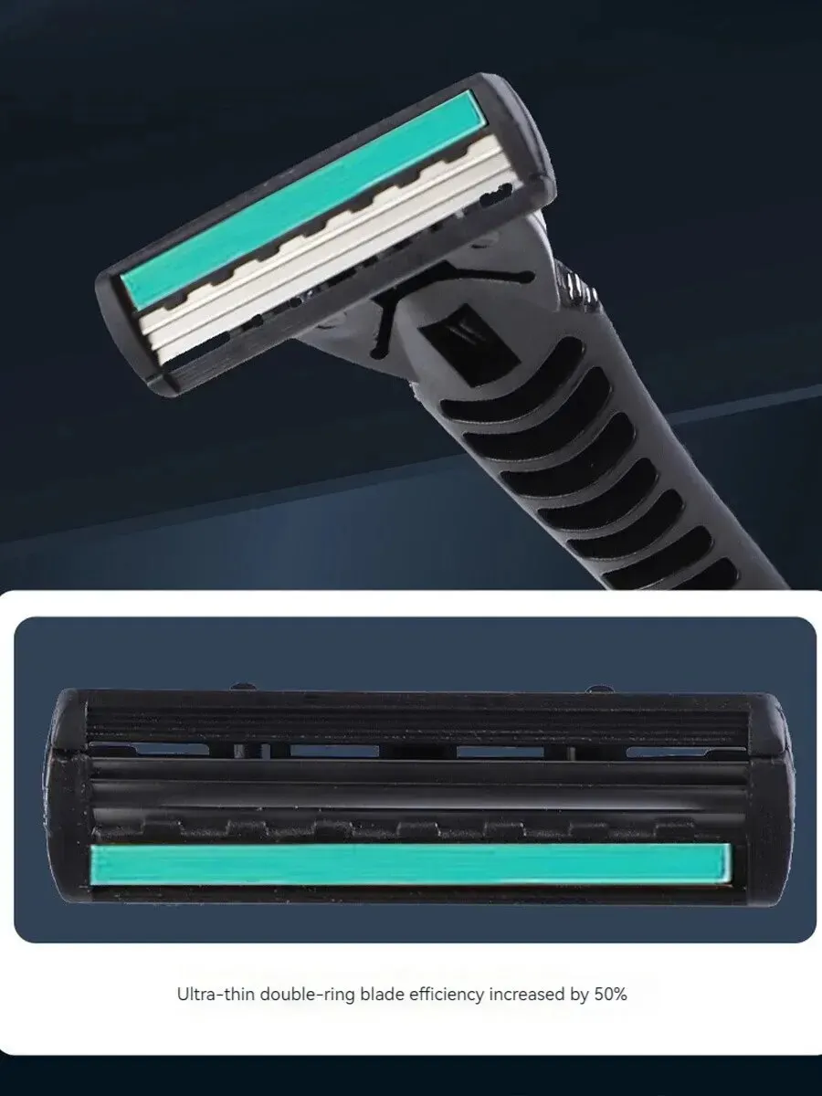 Triple Razor Blades Ultra-sharp Old-fashioned Manual Razor Men's ...