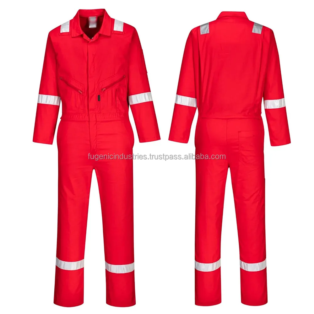 Lightweight Cotton/polyester Coverall In Red Color Best Quality High ...