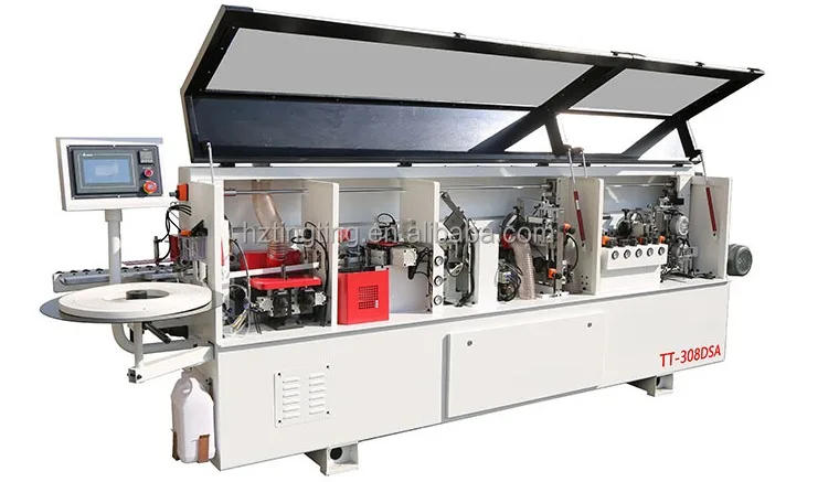 Tingting Tt-308 Series Full Automatic Compact Edge Banding Machine Pre ...