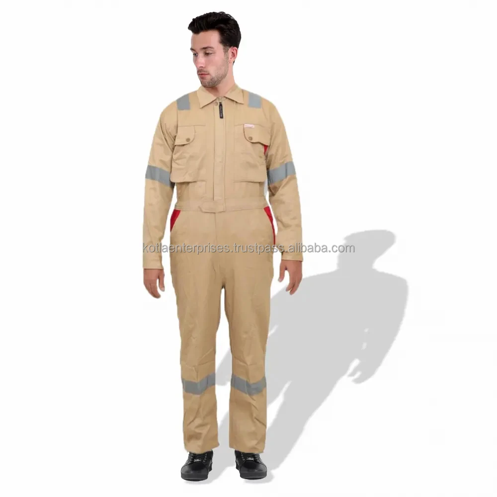 Mining Work Wear Coveralls With Reflective Stripe High Visibility ...