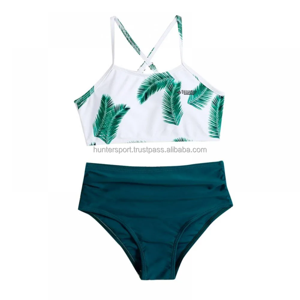 Private Label Oem Custom Kids Two Piece Swimsuit Beachwear Girls ...