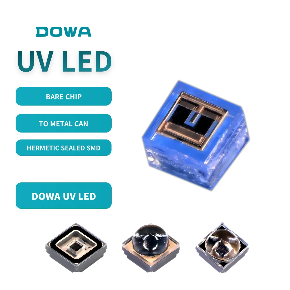 DOWA Bare Chip UV LED 500*500 340NM AuSn Pad UVA LED| Alibaba.com
