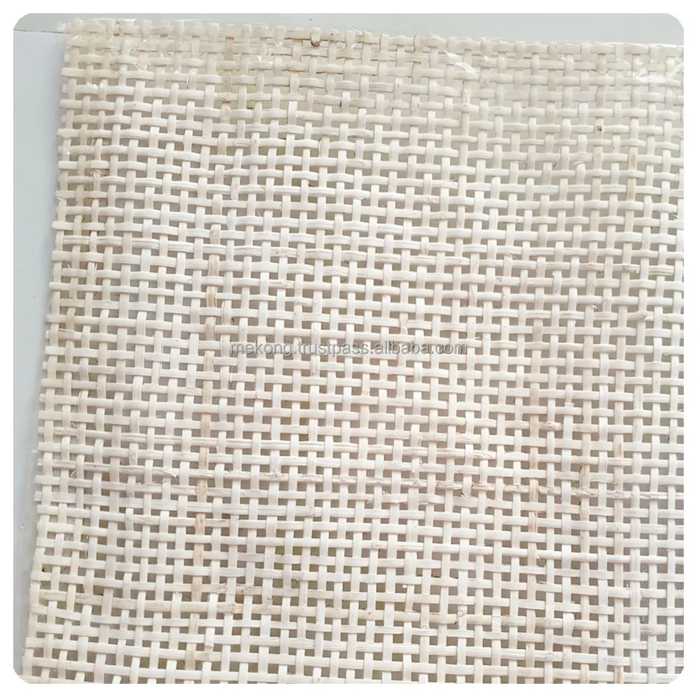 Handmade Original Sustainable Natural Mesh Roll Woven Bleashed Rattan ...