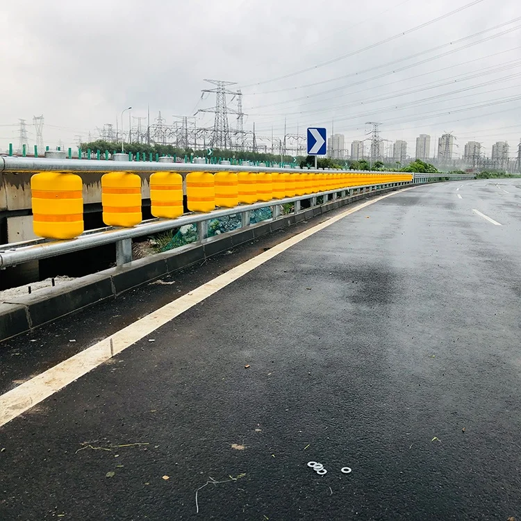 Iso Standard Highway Yellow Safety Barrier Traffic Safety Guardrail ...