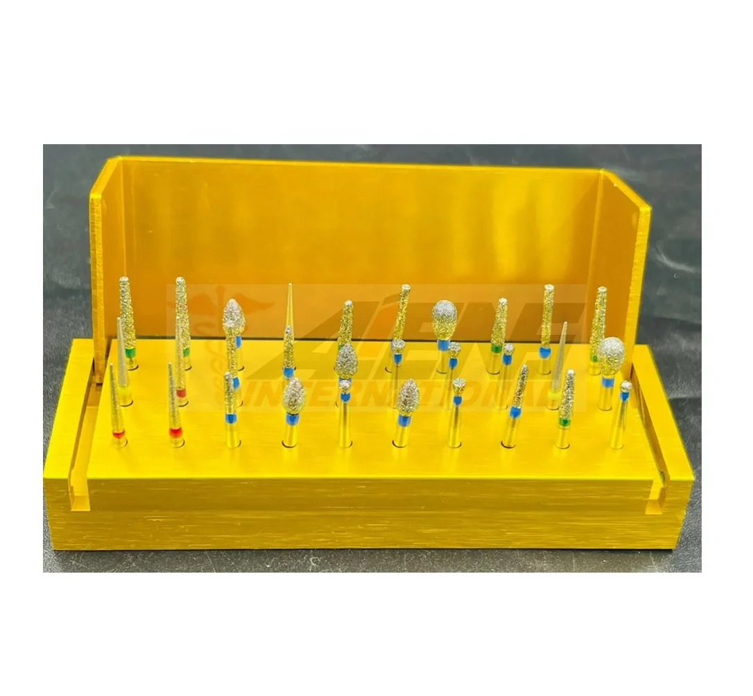 Dental Cartridge Repair Kit Dental Diamond Burs Drill Disinfection Bur ...