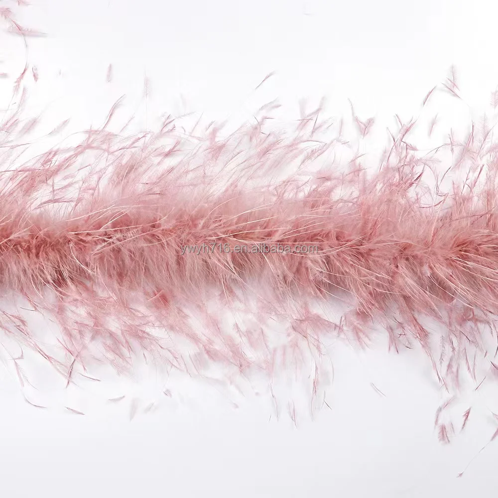 1-10ply Ostrich Feather Boa Trimming Fluffy Boa for Party Festival Dyed ...