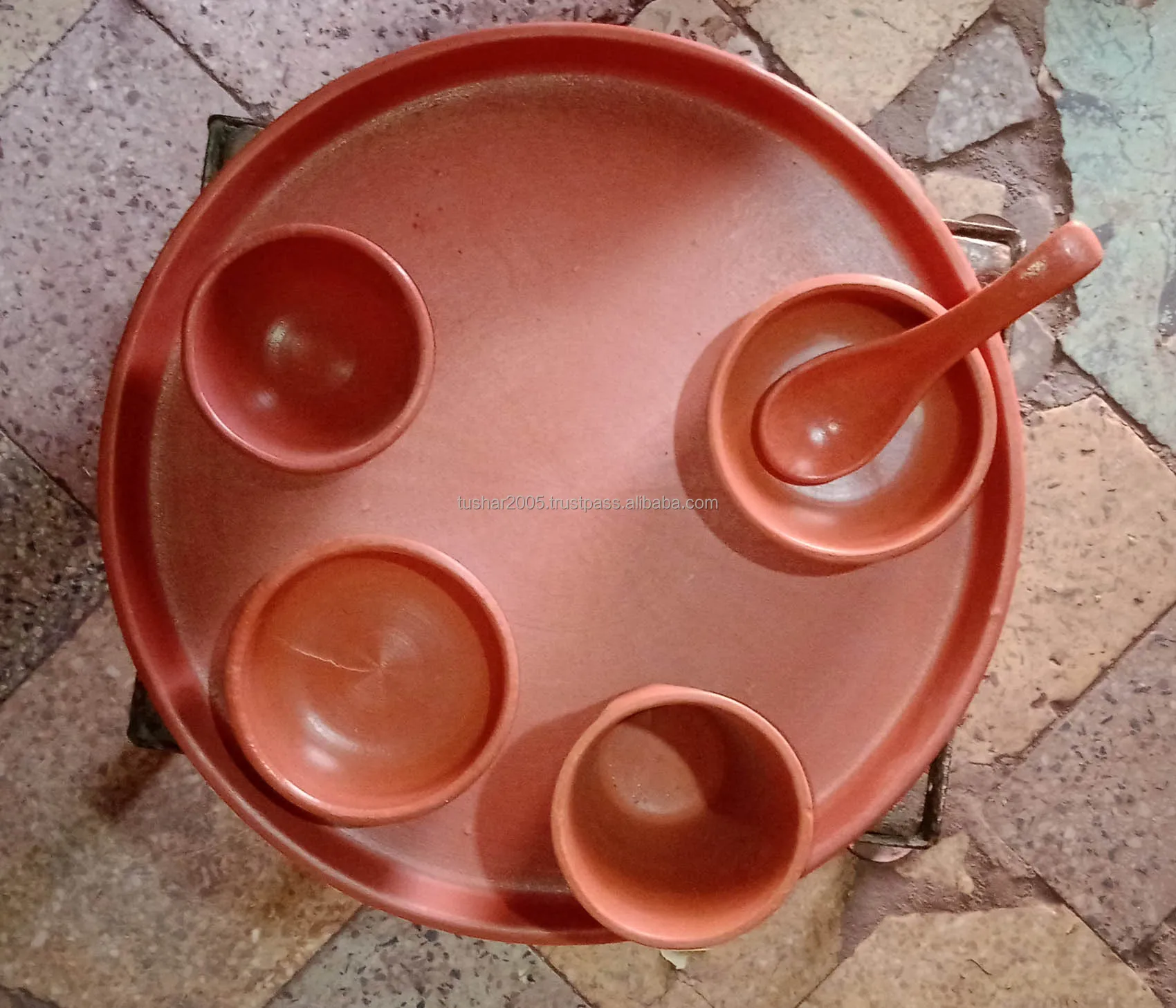 Handmade Terracotta Dinner Plates - Eco-Friendly & Stylish