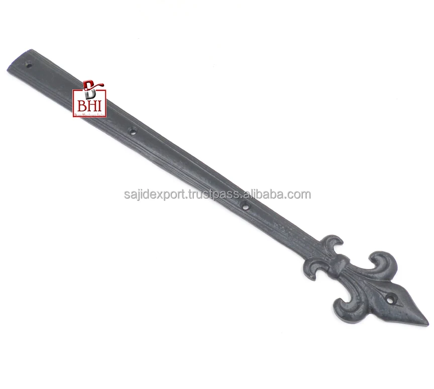 CAST IRON FRONT DOOR STRAP HINGE ORNATE DESIGN (425x62mm)| Alibaba.com