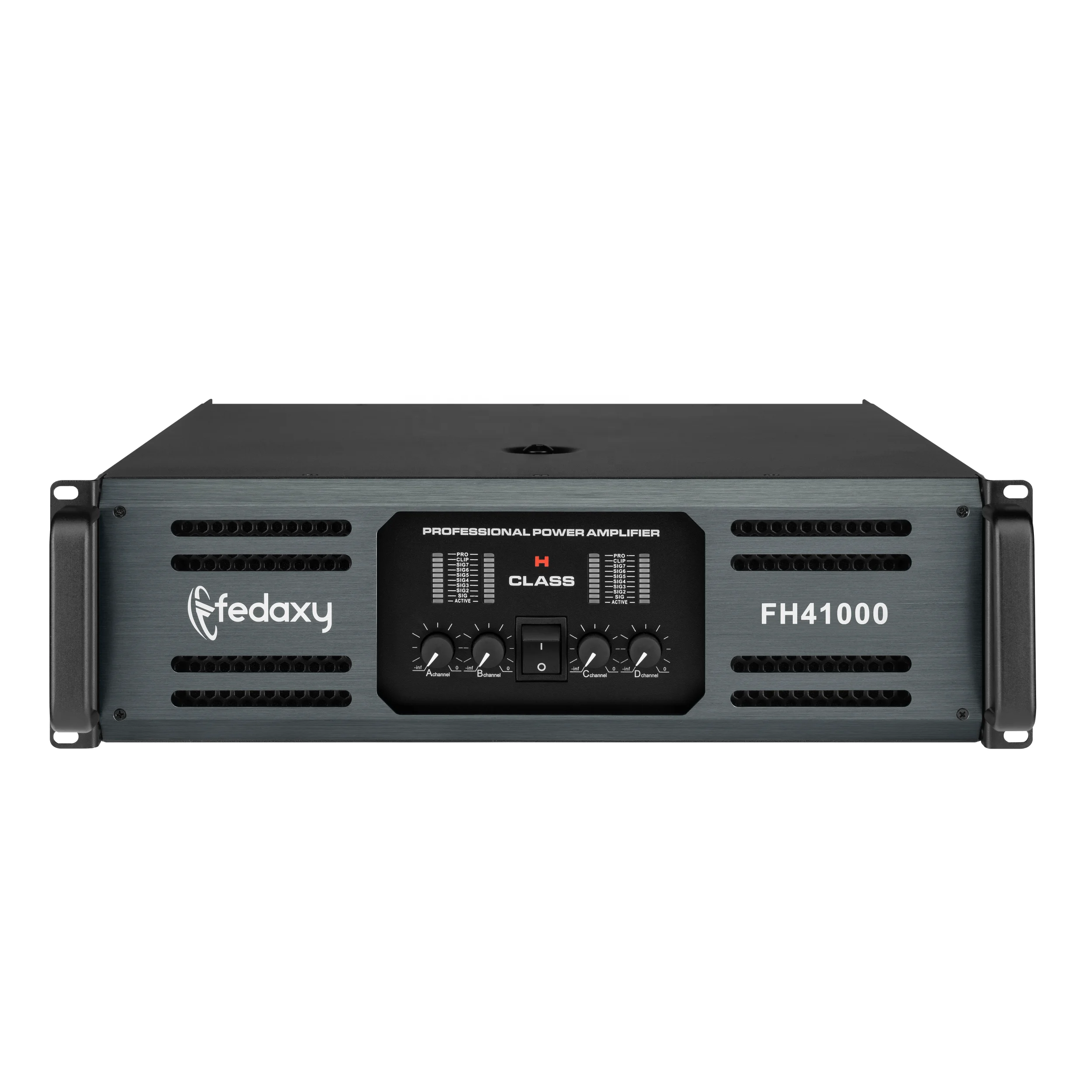 Alibaba.com: 1000W Class H 4-channel stereo power amplifier, 3U ...