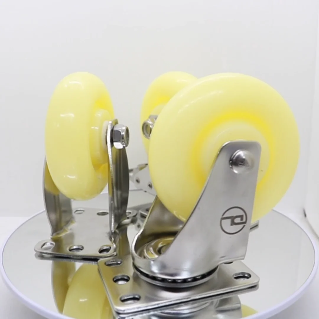 Factory Price Stainless Steel Casters Wheels Sus 304 316 3"4"5" Inch Pp ...
