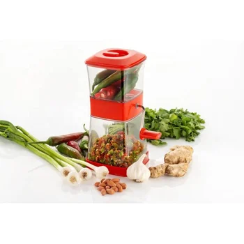 S.s Chilli Hand Crank Chopper For Vegetable Nut And Dry Fruit Cutting ...