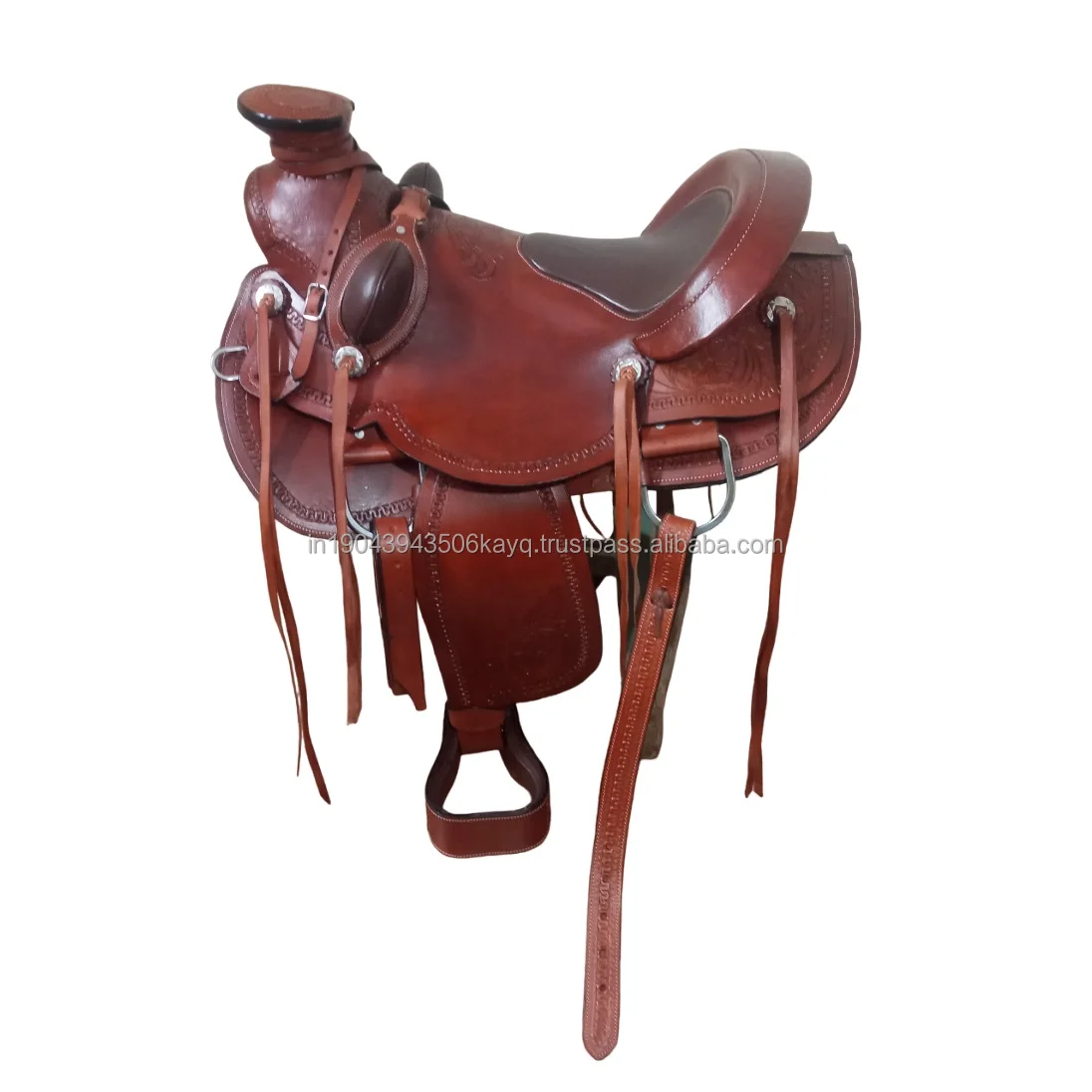 Western Leather Horse Saddle With Matching Horse Tack Set Handcrafted ...