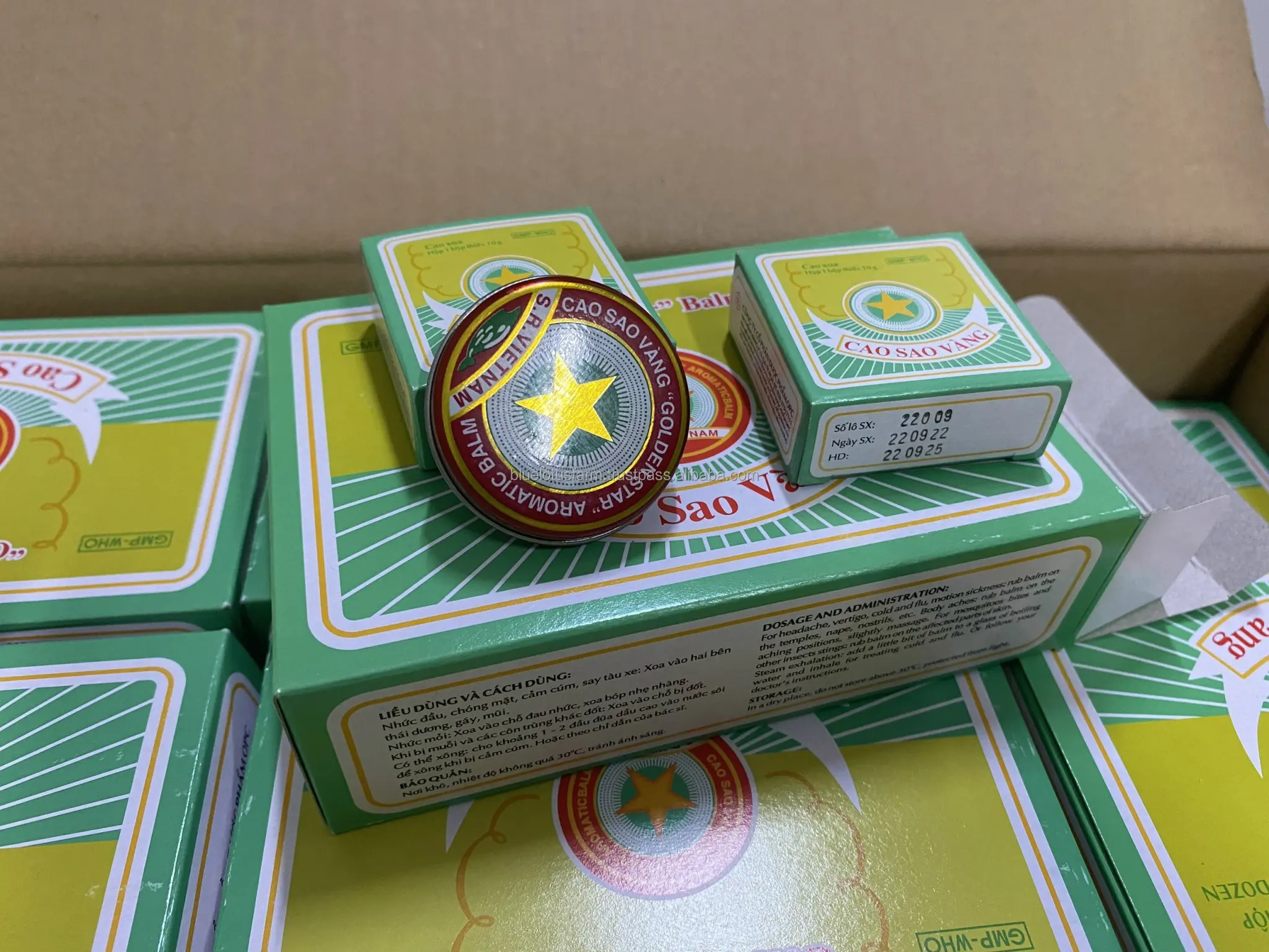 Golden Star Balm Caosaovang From Vietnam - Buy Star Gold Balm Vietnam 4 ...